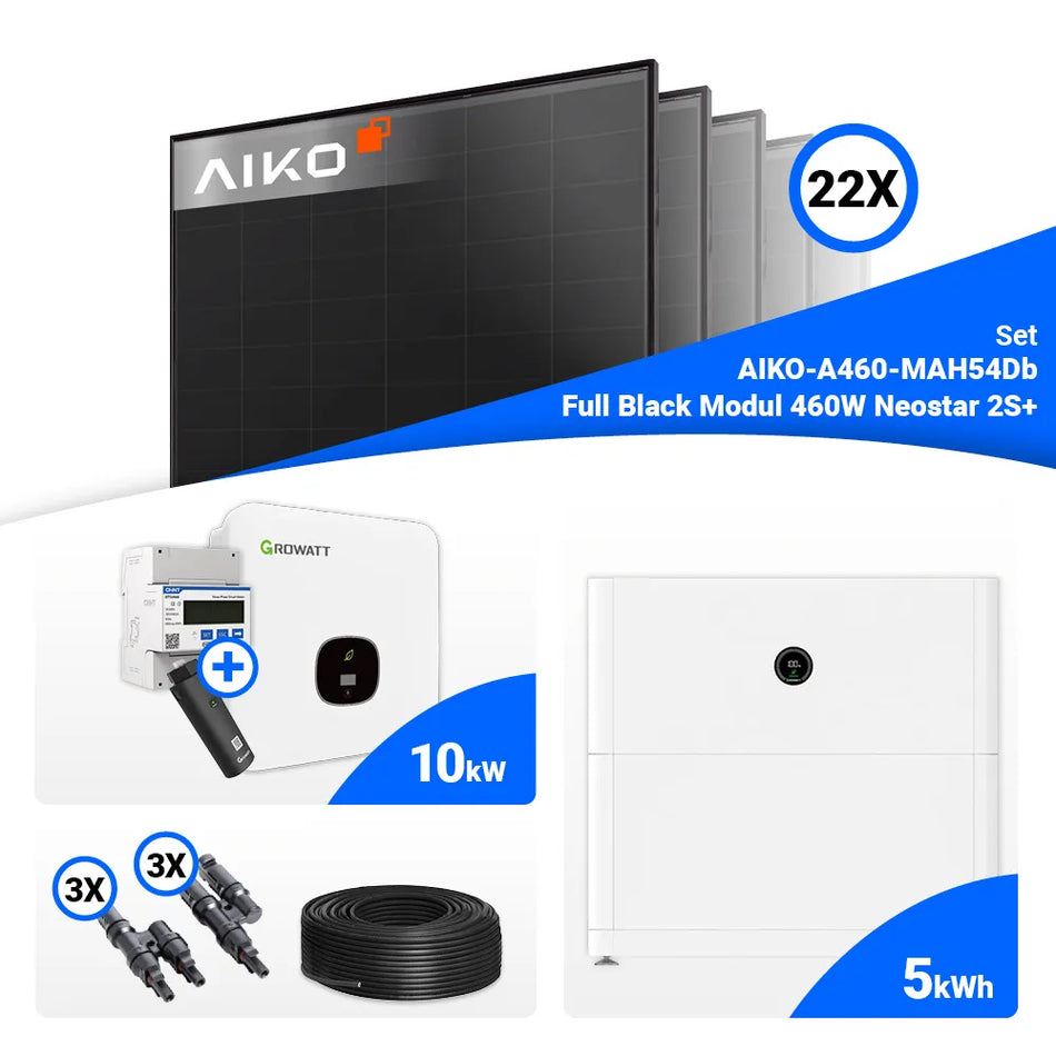 Photovoltaik Komplettanlage 10 kWp mit Speicher – Solarhandel24